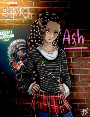 Ash - Sing - ภาพวาด