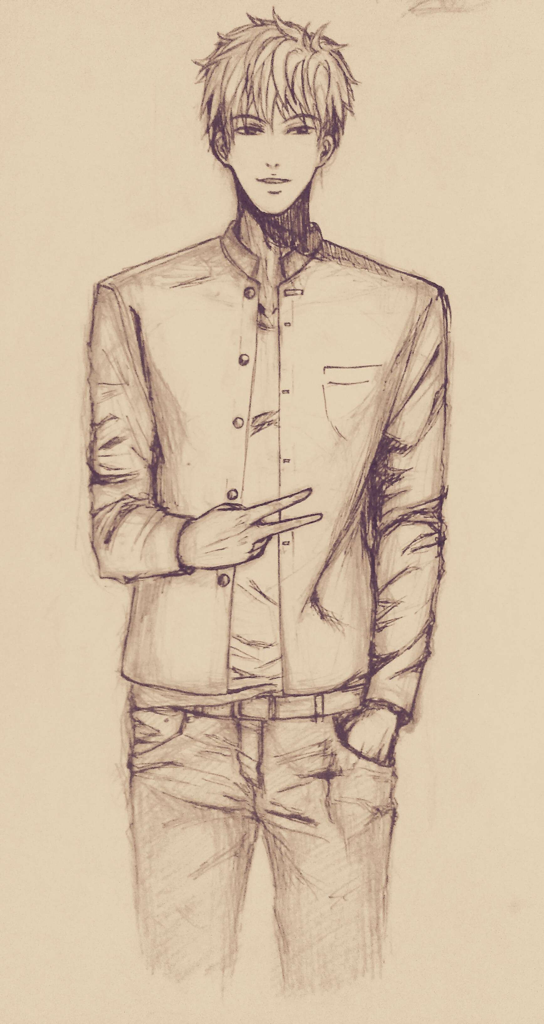 Gakuran style - ภาพวาด