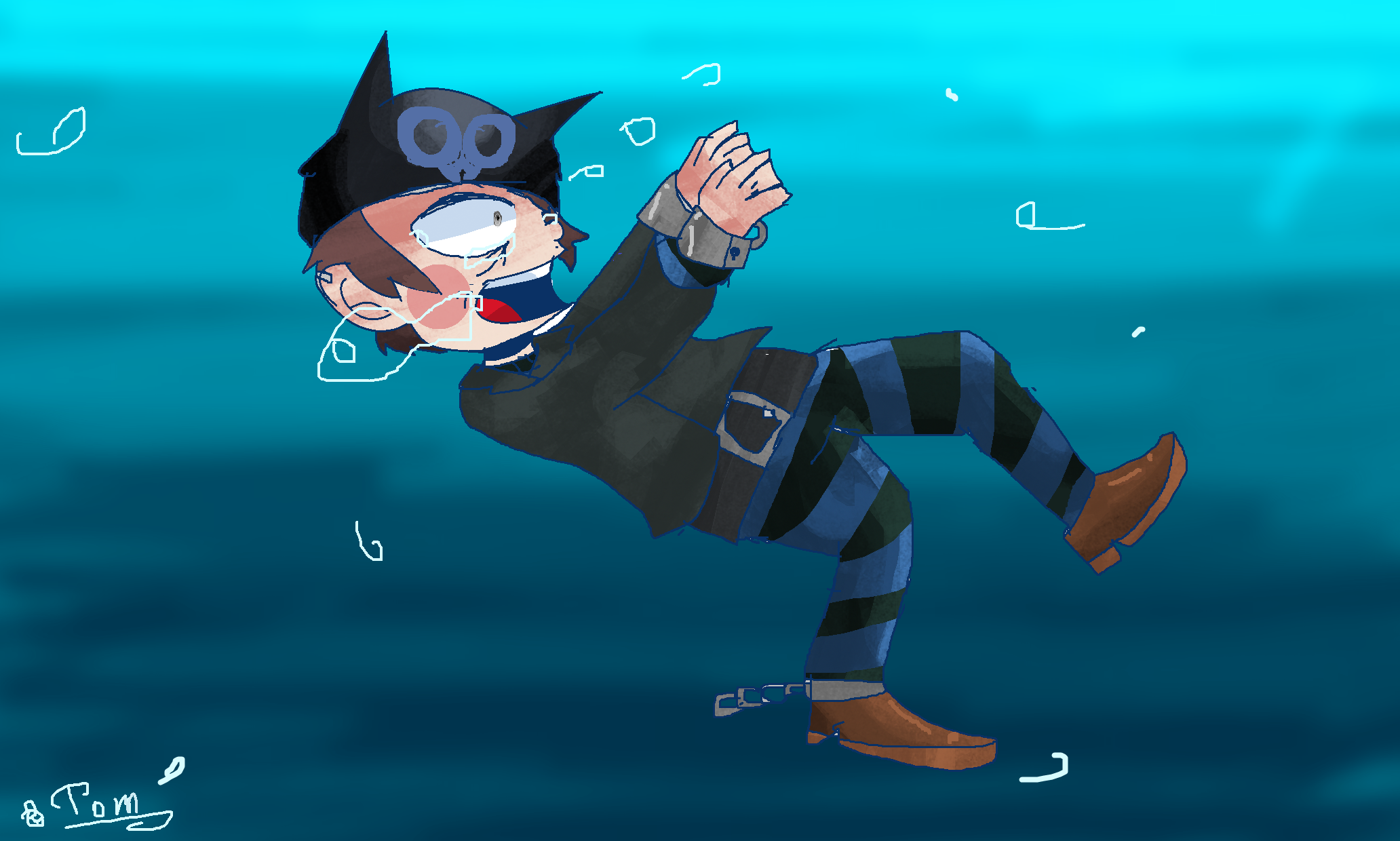 Second death body[ NDRV3 Hoshi Ryoma] - ภาพวาด